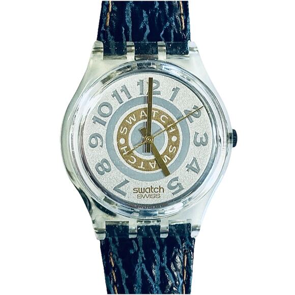 Swatch | Accessories | Swatch Watch Delave Gk45 1992 Standard Gents ...